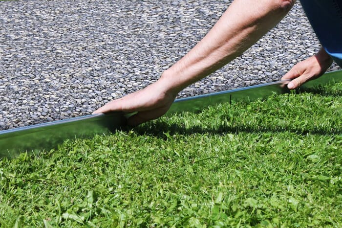 Bundle 10 Pack Lawn Edging Metal 135 Cm High 12 M Long Garden Edging Garden Lawn Edging