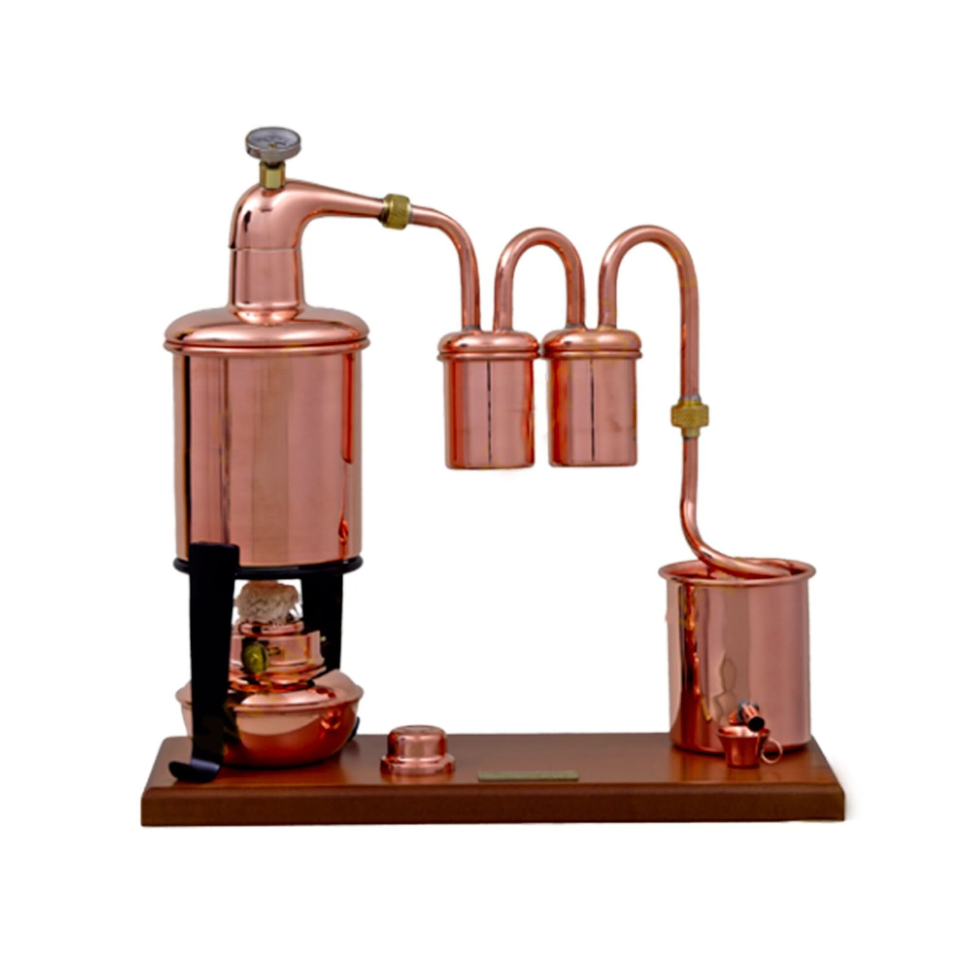 Alambicco Alembic rum type premium 0,7 litri con bruciatore a spirito e ...